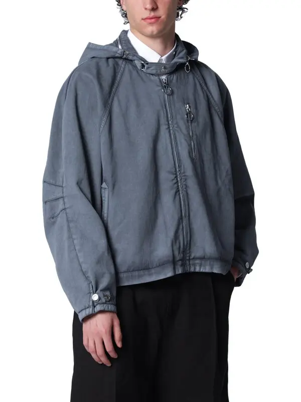 NAMACHEKO Cotton Zip-up Jacket - Grey