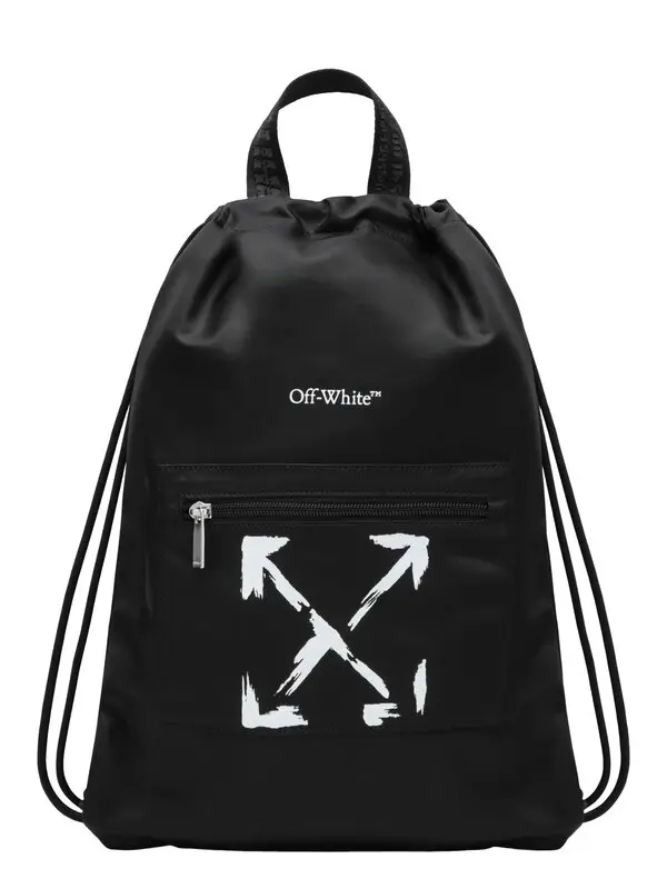 OFF-WHITE™ Gym Sack With Arrow Motif - Black