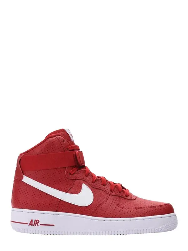 Nike Force 1 High 'gym Perforated' Sneakers - Red