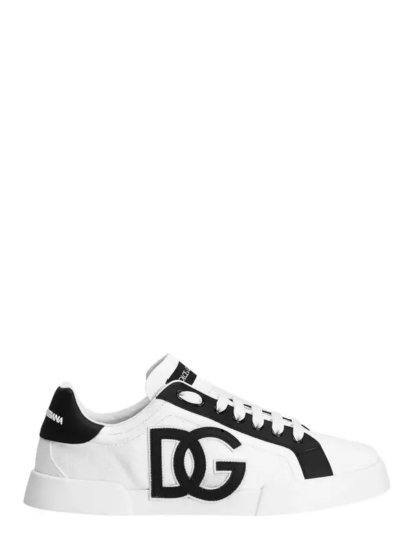 Dolce & Gabbana Portofino Light Strobel Sneakers - White