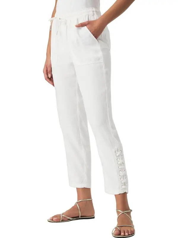 Splendid Angie Straight Leg Lace-up Pant - Ink