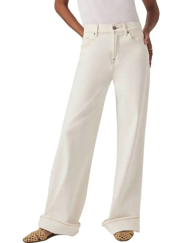 Splendid Slim Palazzo Jean - Dove