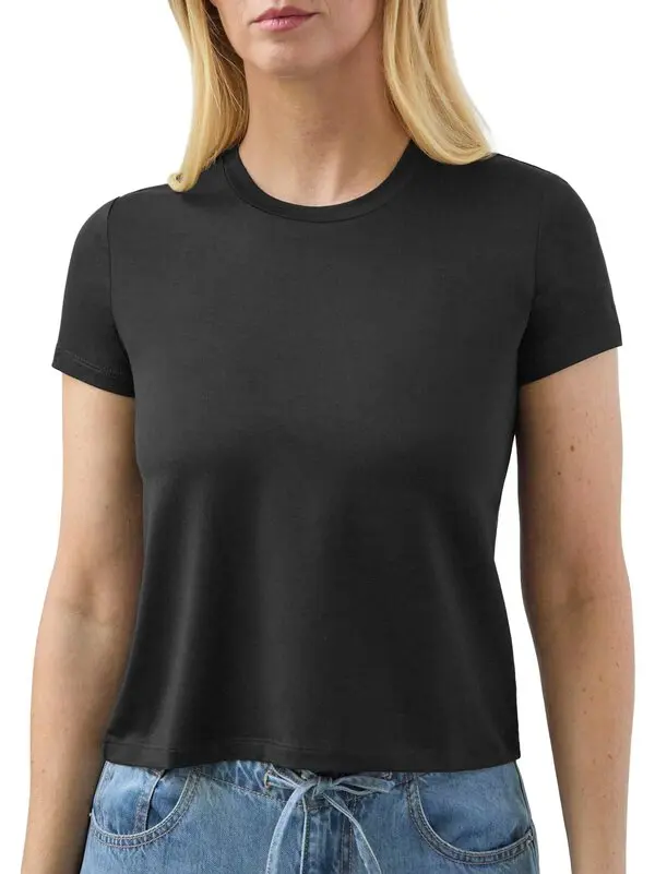 Splendid Tyra Crewneck Tee - Navy