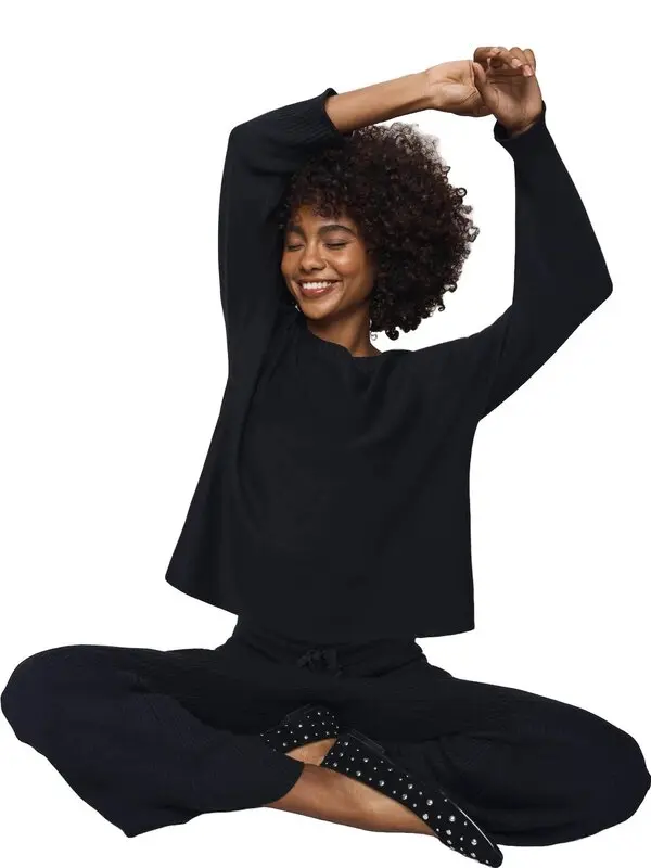 Splendid Georgie Cashblend Pullover Sweater - Java