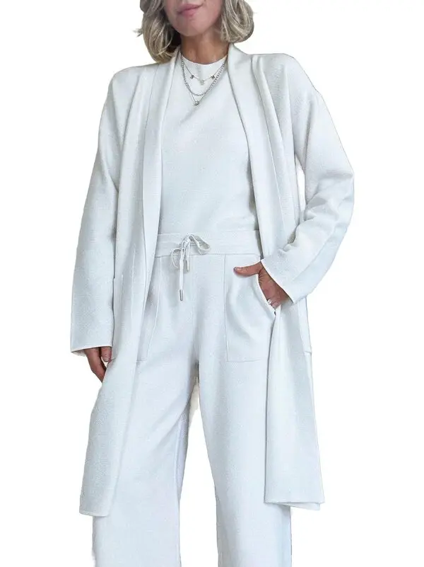 Splendid X @cellajaneblog Sleek Coatigan - Snow