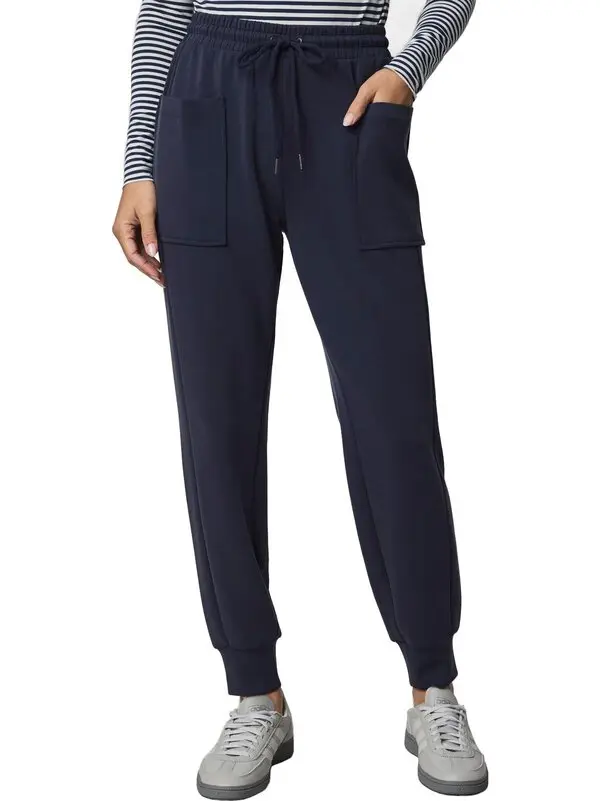 Splendid Scubasoft Jogger With Drawstring Waist And Oversized Pockets - Pale Oak