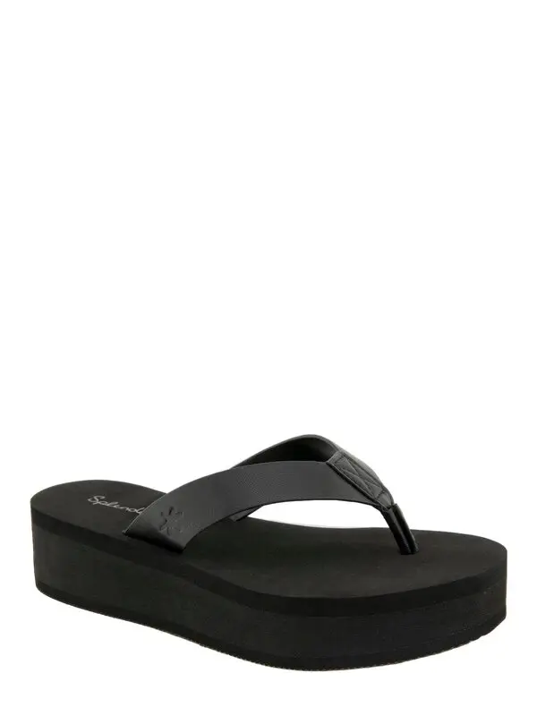 Splendid Quintana Platform Flip Flop - Black