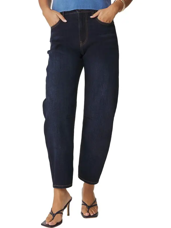Splendid Barrel Leg Denim Pants - Country Air