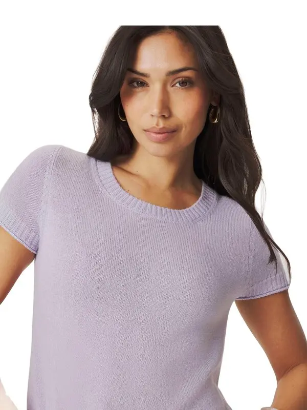 Splendid Emerson Short Sleeve Sweater - Perfect Blue