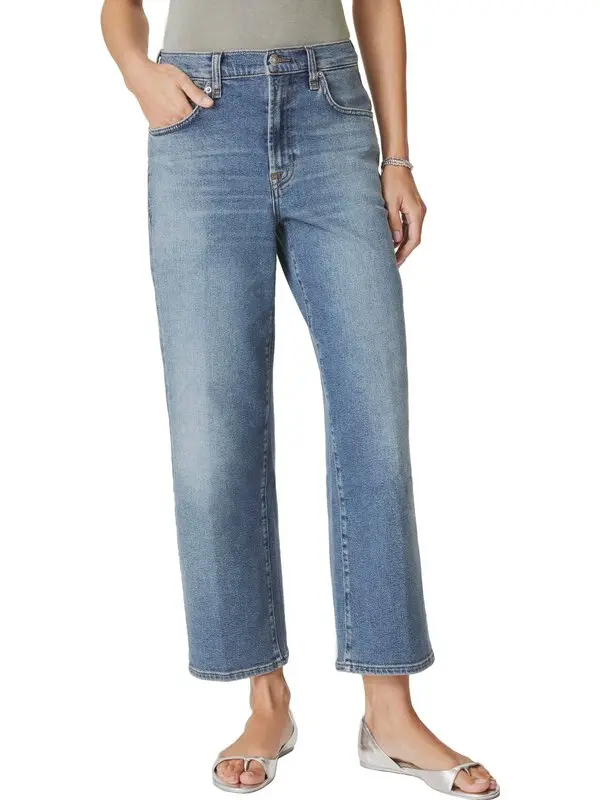 Splendid Straight Ankle Jean In Medium Wash - Ocean Breeze
