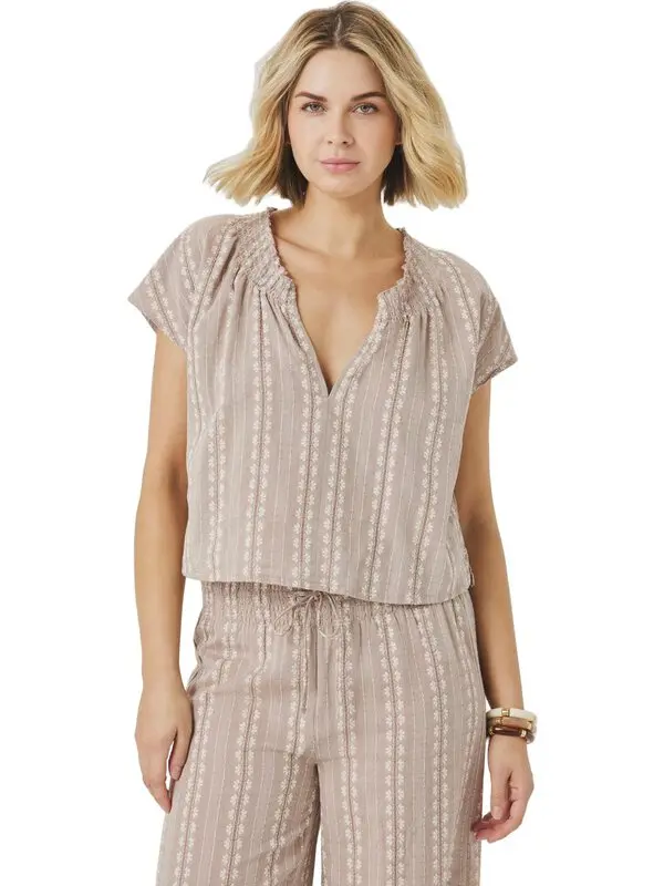 Splendid Meadow Blouse - Light Wicker