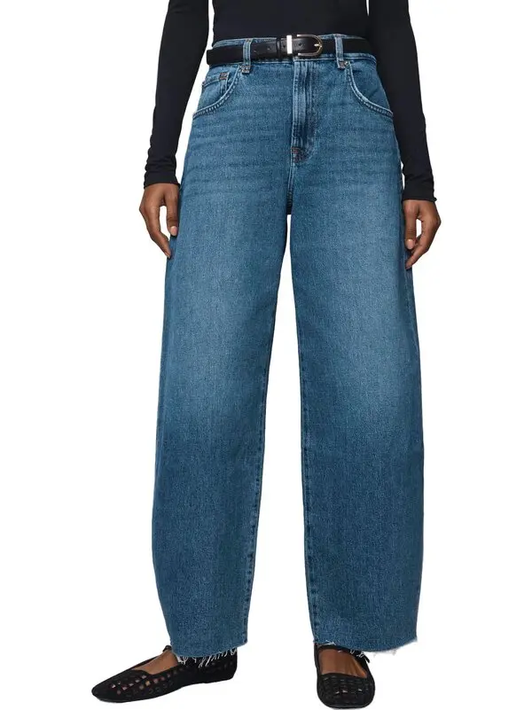 Splendid Carson Barrel Leg Jean - Medium Wash