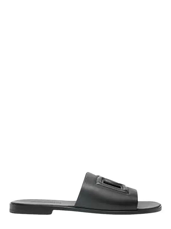Dolce & Gabbana Flat Slipper - Black