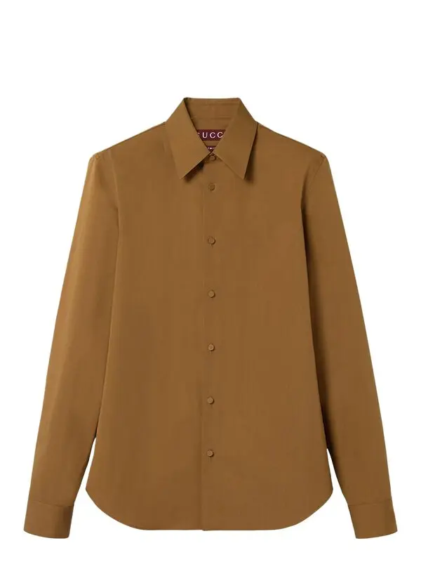 Gucci Heavy Poplin Shirt - Yellow