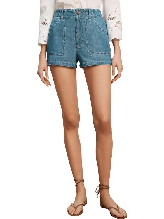Veronica Beard Sally Denim Shorts - Good Fortune