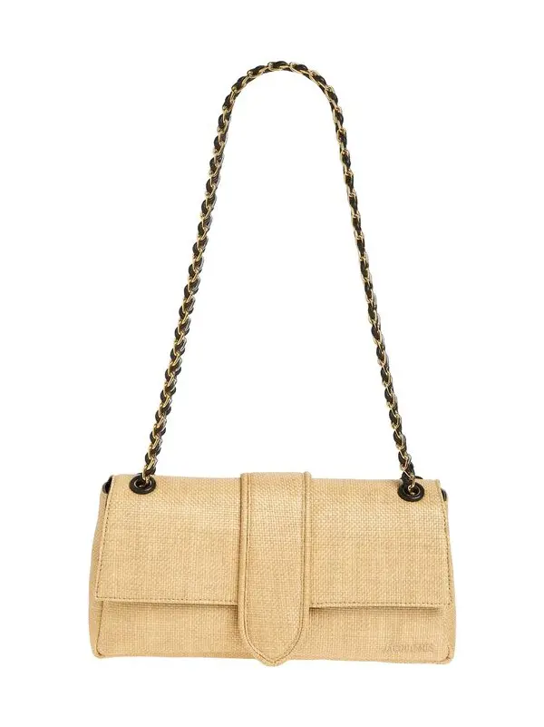 Jacquemus Le Bambino Raffia Effect Shoulder Bag - Natural 142