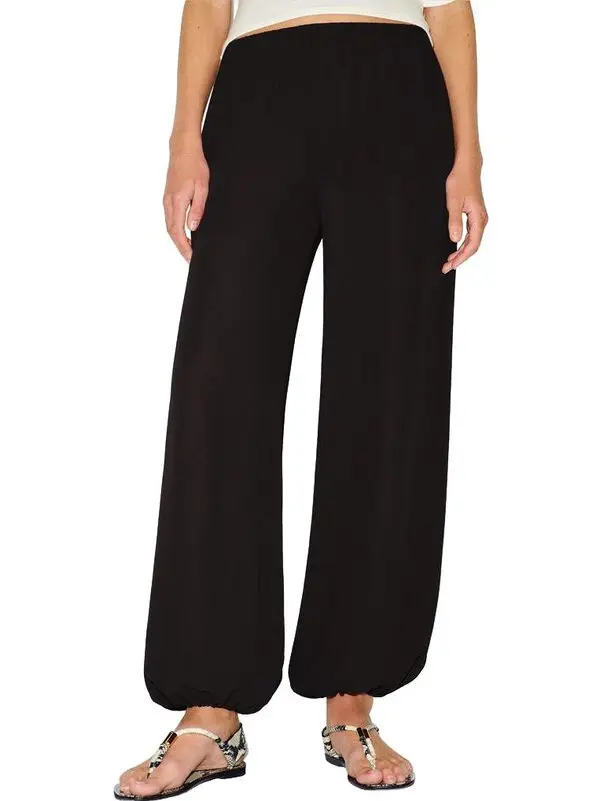 REFORMATION Zia Balloon Pants - Black