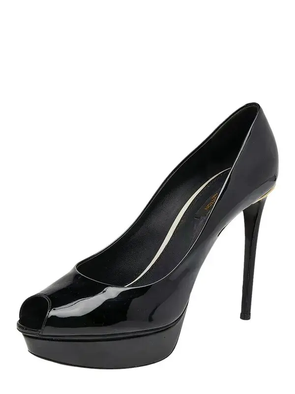 LOUIS VUITTON Eyeline Peep-toe Pumps - Black