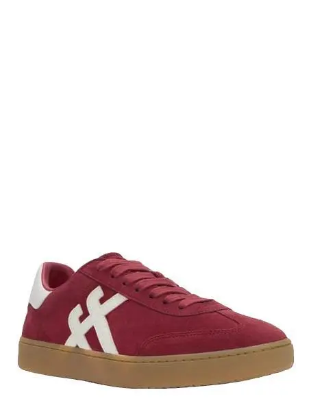 Fitflop Dash T-toe Suede Sneakers - Crimson Fire/urban White