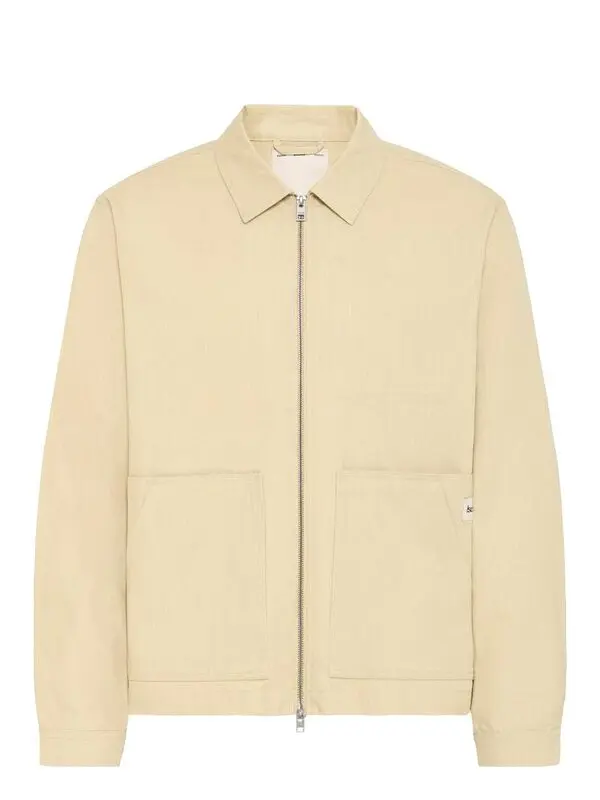 !SOLID Tywin Cotton Chore Jacket - Pale Khaki