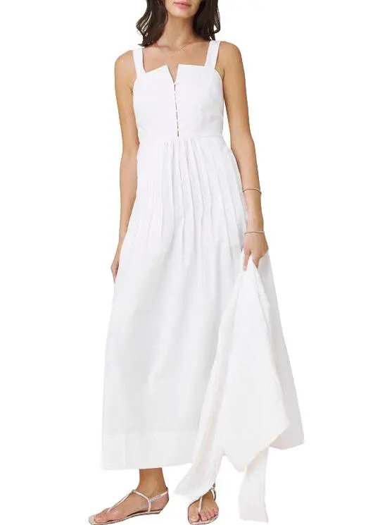 Splendid Sleeveless Maxi Dress - White