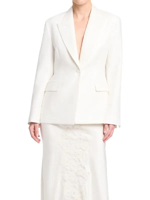 TWP Jasper Linen Blazer - Ivory