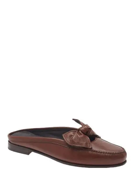 Hereu Bow Mule - Chestnut