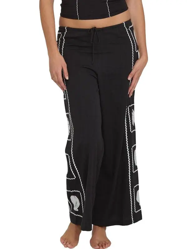 BILLABONG Sea Side Dream Drawstring Pants - Black Sands