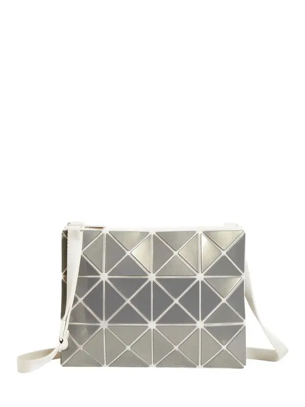 Issey Miyake Lucent Metallic Crossbody Bag - Stone Gray