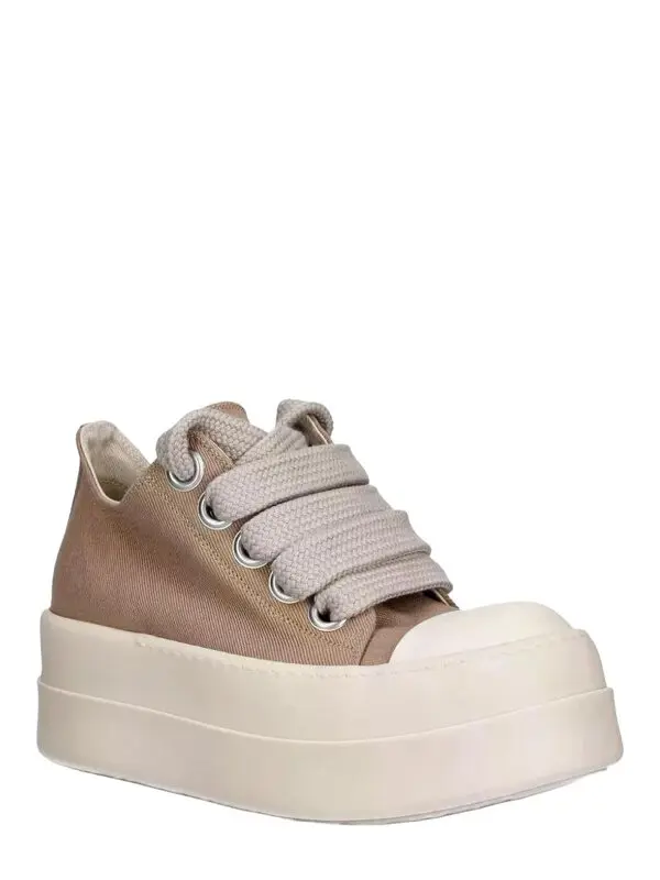 Rick Owens Chunky-sole Lace-up Sneakers - Neutrals
