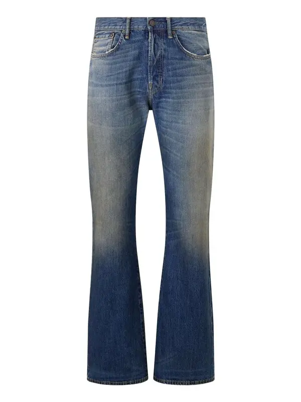 Acne Studios Straight-leg Cotton Jeans - Blue