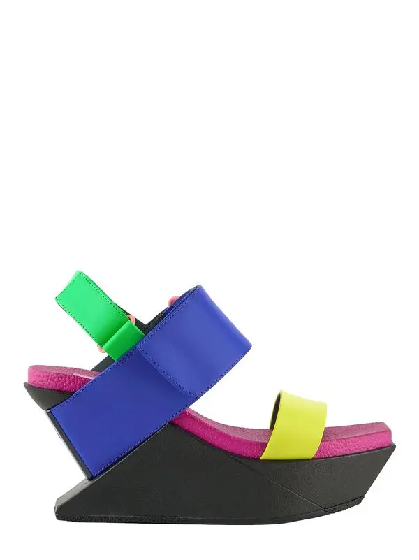 United Nude Delta Wedge Sandal - Black