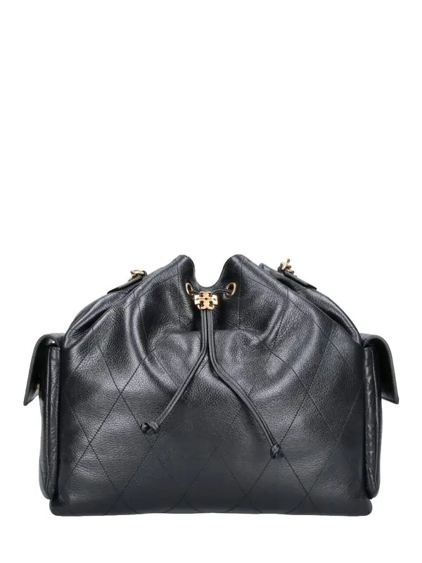 Tory Burch Charlie Shoulder Bag - Black