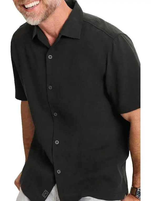 Tommy Bahama Kona Luxe Silk Button-up Shirt - Black
