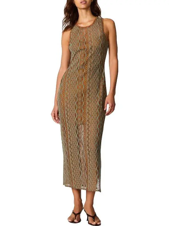 Steve Madden Nyssa Sleeveless Maxi Dress - Rust Multi