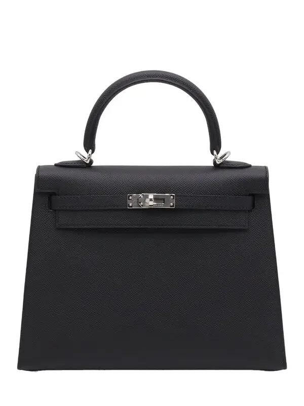 Hermès Kelly Epsom Palladium Hardware - Black