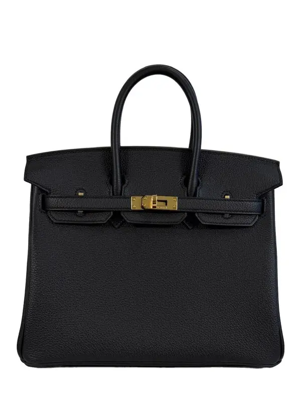 Hermès Birkin Togo Leather Handbag With Gold Hardware - Black