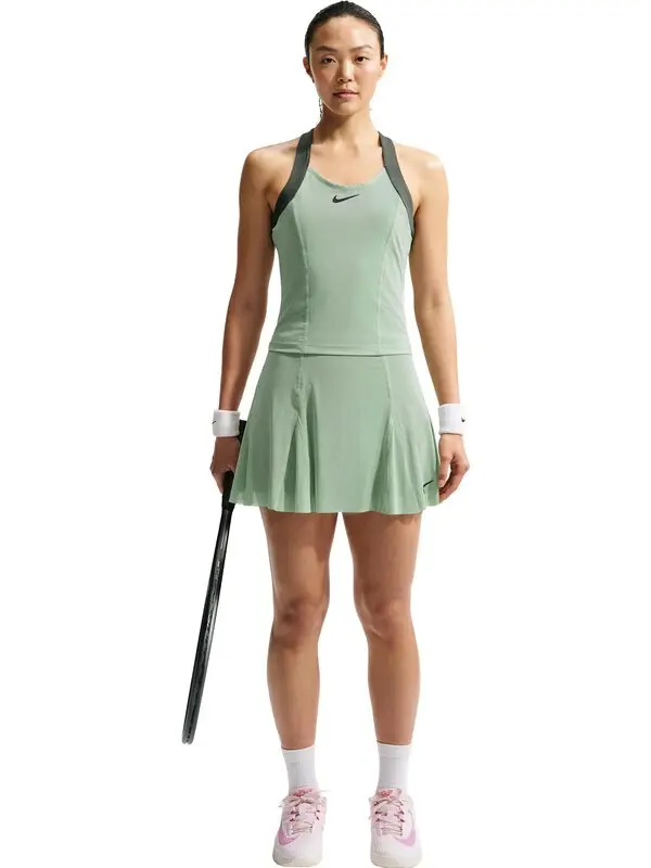 Nike Court Slam High-waisted Tennis Skirt - Green