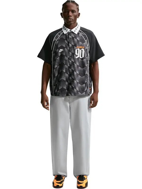 Nike Loose Denim Skate Pants - Grey
