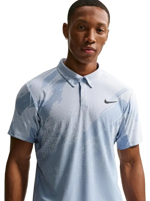 Nike Court Slam Dri-fit Adv Tennis Polo - Blue