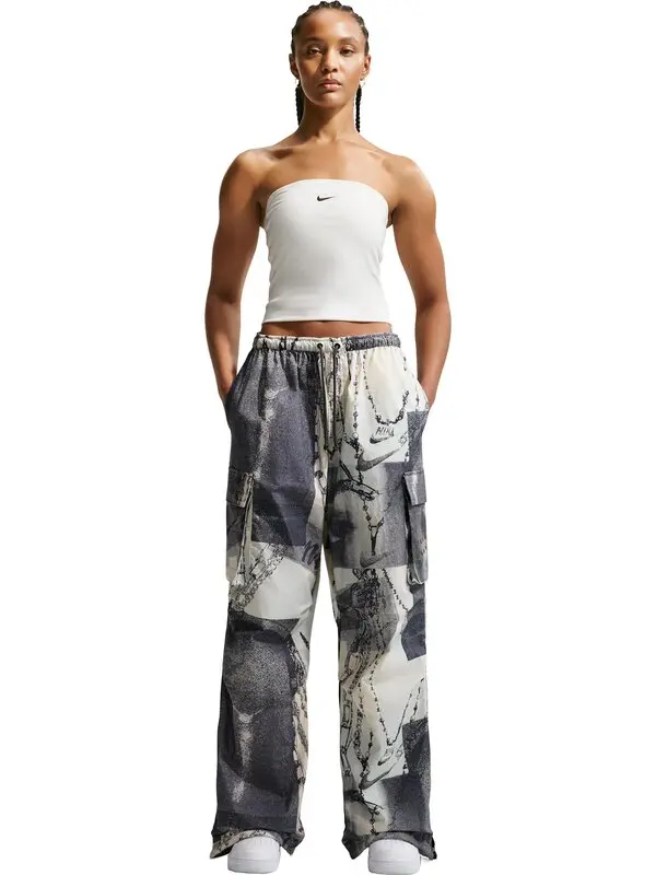 Nike Mid-rise Oversized Cargo Pants - Brown