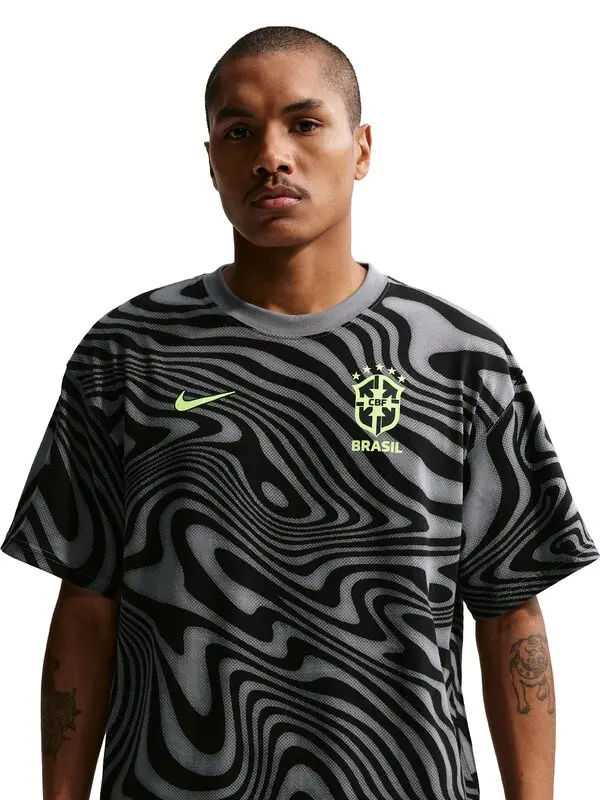 Nike Brazil Soccer T-shirt - Grey