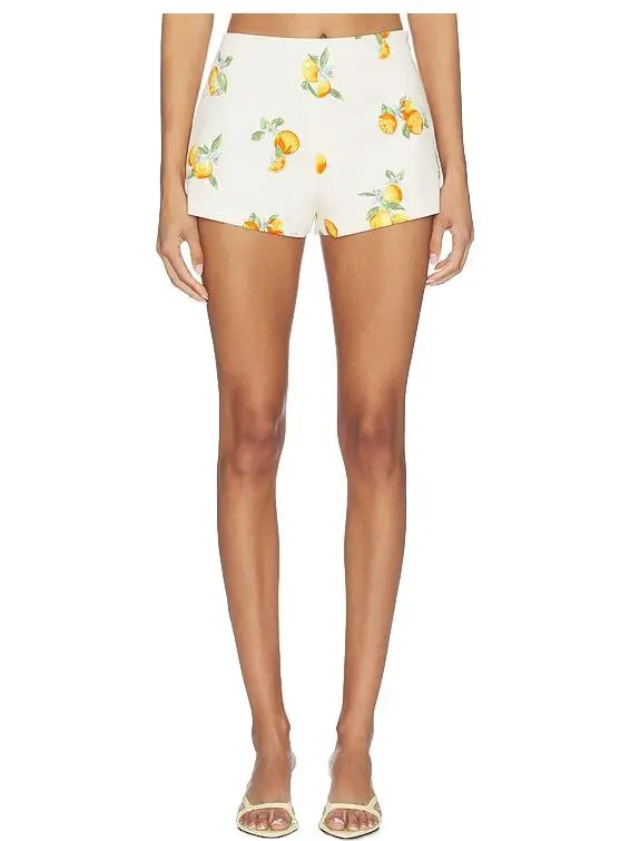 Majorelle Sansa Mini Short - Orange Fruit Multi