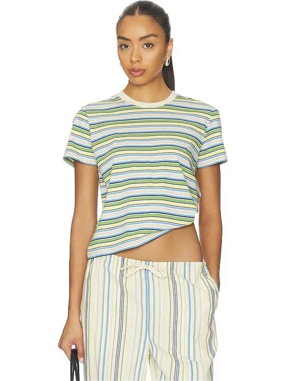 Joe's Jeans The Easy Tee Shirt - Citrus Multi Stripe