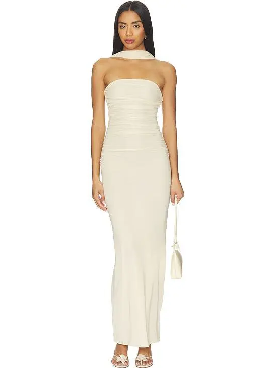 MAYGEL CORONEL Arena Maxi Dress - Macadamia