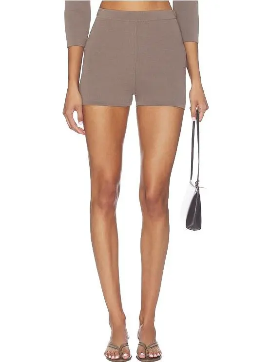 SKIMS Refined Knit High Waist Short - Amethyst