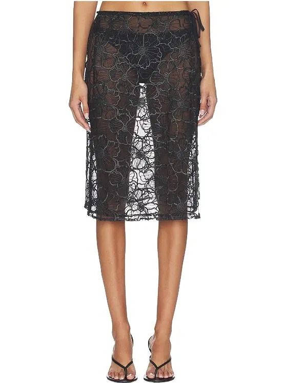 OPERASPORT Alba Long Skirt - Black