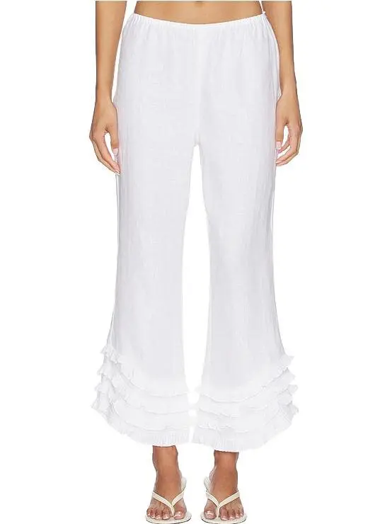 Posse Florence Pant White - Ivory
