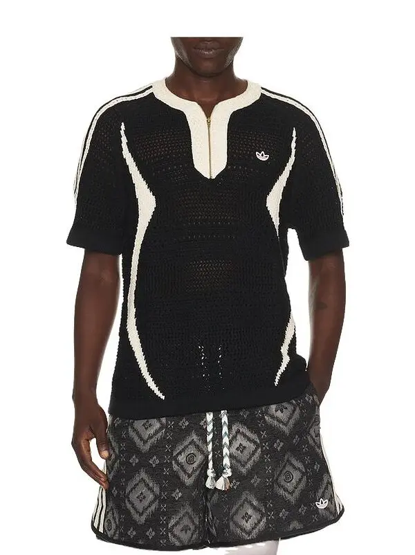ADIDAS ORIGINALS X Clot Edison Chen Knit Jersey - Black
