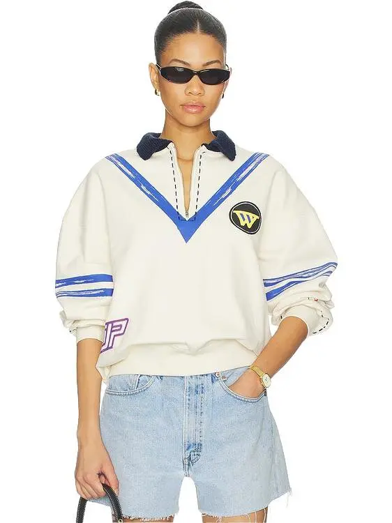 DANNIJOPRO The Letterman Pullover - Golden State Warriors